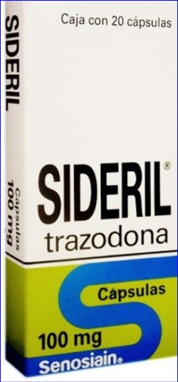 SIDERIL TRAZODONA 50MG 20 CAPSULAS | FARMACIA RIVAS DEL CENTRO