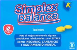 SIMPLEX BALANCE 30 TABLETAS | FARMACIA RIVAS DEL CENTRO
