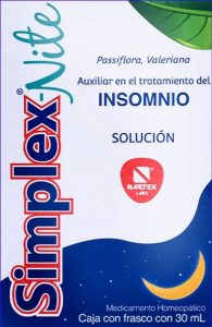 SIMPLEX NITE INSOMNIO SOLUCION 30ML | FARMACIA RIVAS DEL CENTRO
