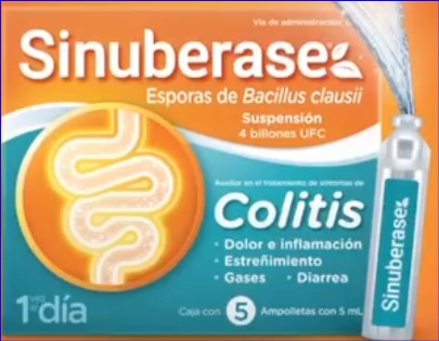 SINUBERASE 5 AMPOLLETAS | FARMACIA RIVAS DEL CENTRO