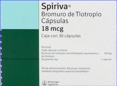 SPIRIVA 18MCG BROMURO DE TIOTROPIO 30 CAP | FARMACIA RIVAS DEL CENTRO