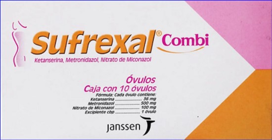 SUFREXAL COMBI 10 OVULOS 36MG 500MG 100MG | FARMACIA RIVAS DEL CENTRO