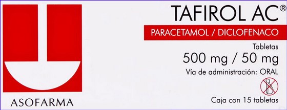 TAFIROL AC 500/50 MG C/15 TAB. | FARMACIA RIVAS DEL CENTRO