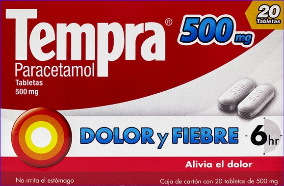 TEMPRA 500MG 20TAB. ADULTO | FARMACIA RIVAS DEL CENTRO