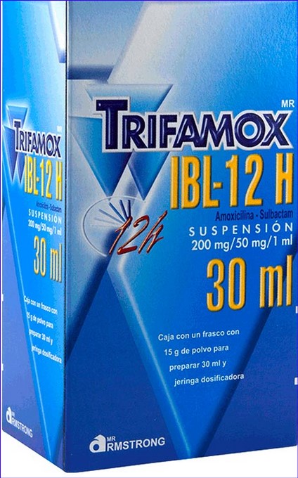 TRIFAMOX IBL-12H SUSPENCION 30ML | FARMACIA RIVAS DEL CENTRO