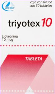 TRIYOTEX10 LIOTIRONINA 10MCG 30 TAB | FARMACIA RIVAS DEL CENTRO