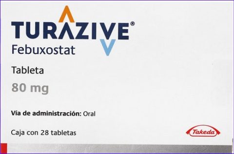 TURAZIVE 80MG FEBUXOSTAT 28 | FARMACIA RIVAS DEL CENTRO