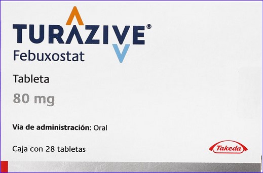 TURAZIVE 80MG FEBUXOSTAT 28 | FARMACIA RIVAS DEL CENTRO