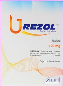 UREZOL 100MG FENAZOPIRIDINA 20 TAB | FARMACIA RIVAS DEL CENTRO