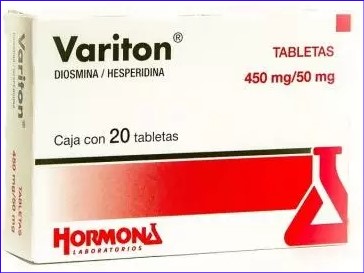 VARITON 20 TABLETAS 450MG 50MG | FARMACIA RIVAS DEL CENTRO
