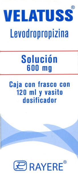 VELATUSS 600MG SOL 120ML LEVODROPROPIZINA | FARMACIA RIVAS DEL CENTRO
