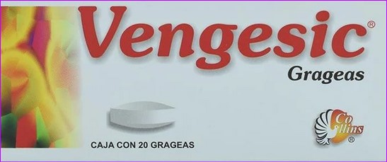 VENGESIC 20 GRAGEAS FENIBUTAZONA DEXAMETASONA METOCARBAMOL GEL ...