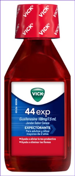 VICK 44 EXP JARABE EXPECTORANTE 120ML | FARMACIA RIVAS DEL CENTRO