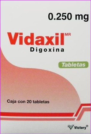 VIDAXIL 0.250MG DIGOXINA 20 TAB | FARMACIA RIVAS DEL CENTRO