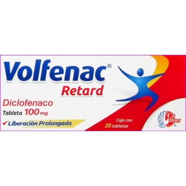 VOLFENAC RETARD 20 TABLETAS 100MG | FARMACIA RIVAS DEL CENTRO