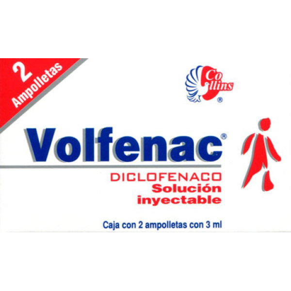 VOLFENAC 2 APOLLETAS 3ML | FARMACIA RIVAS DEL CENTRO