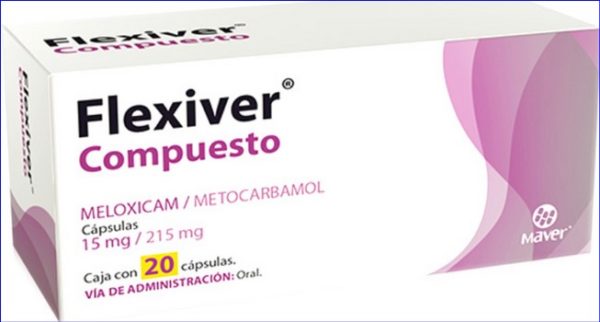 FLEXIVER COMPUESTO 20 CAPSULAS 15MG | FARMACIA RIVAS DEL CENTRO
