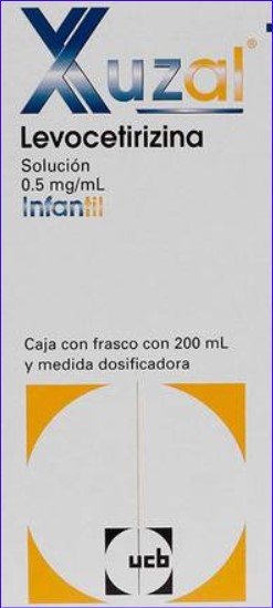 XUZAL FRASCO 200ML 0.5MG INFANTIL | FARMACIA RIVAS DEL CENTRO