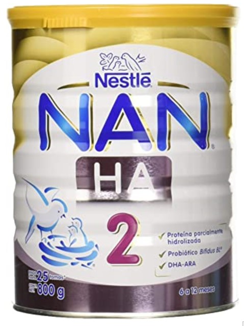 NAN HA 2 6 A 12 MESES 800G | FARMACIA RIVAS DEL CENTRO