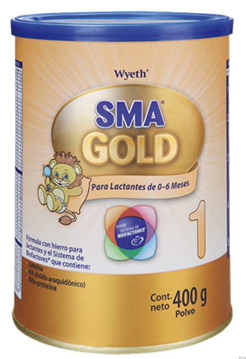 Fórmula Infantil SMA Gold (Edad A Meses), 400, 55% OFF